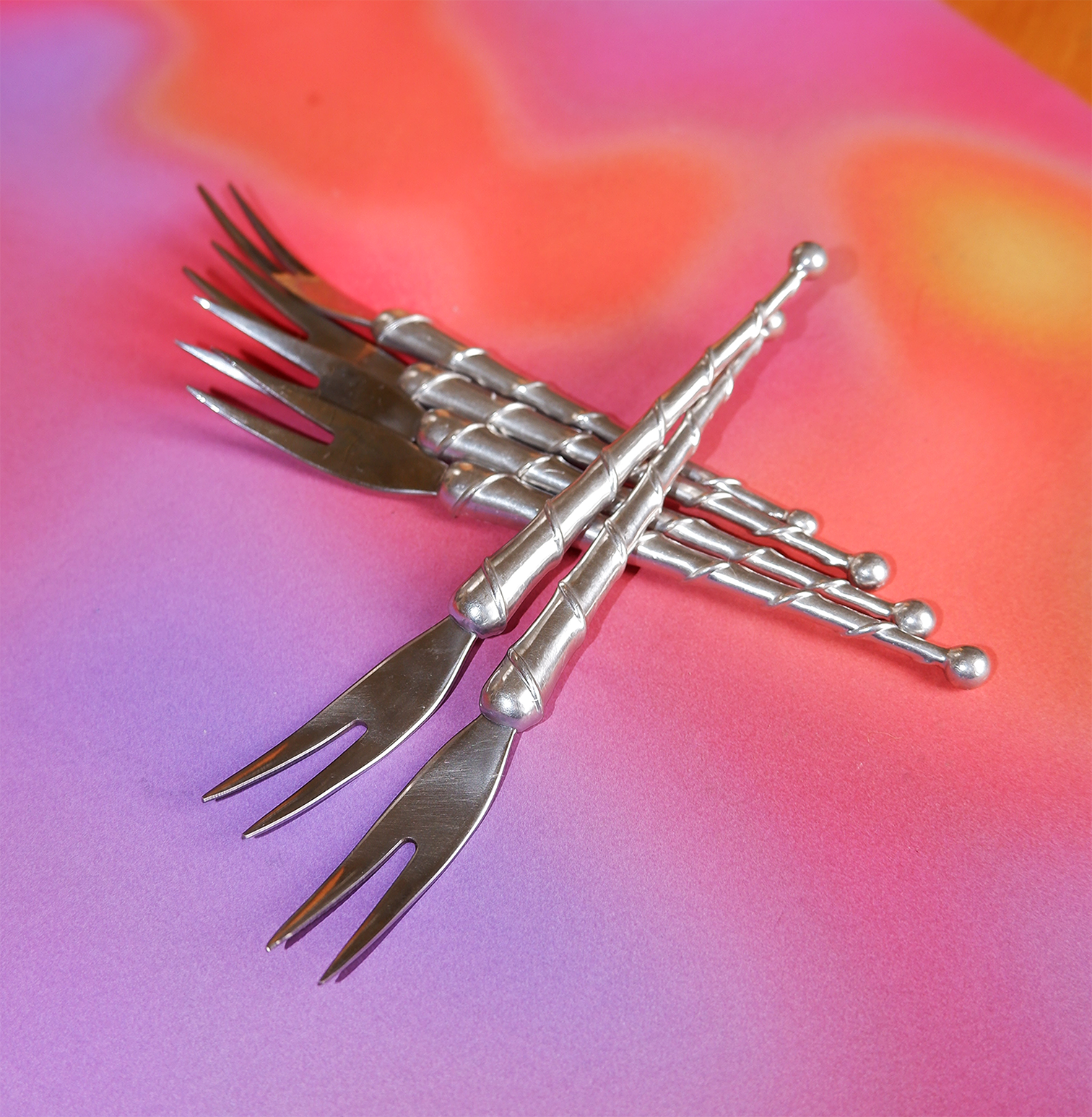 SPIRAL COCKTAIL FORKS – MOLLUSC HOUSE